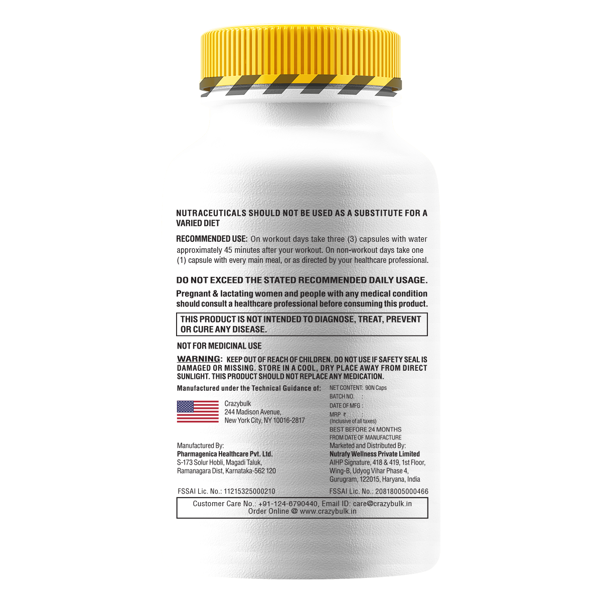 Deca-Max - Krachtig supplement voor vóór de training | CrazyBulk